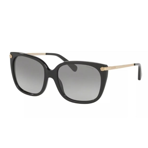 Coach | Accessories | Coach Black Designer Frames Gray Lens 56mm | Poshmark